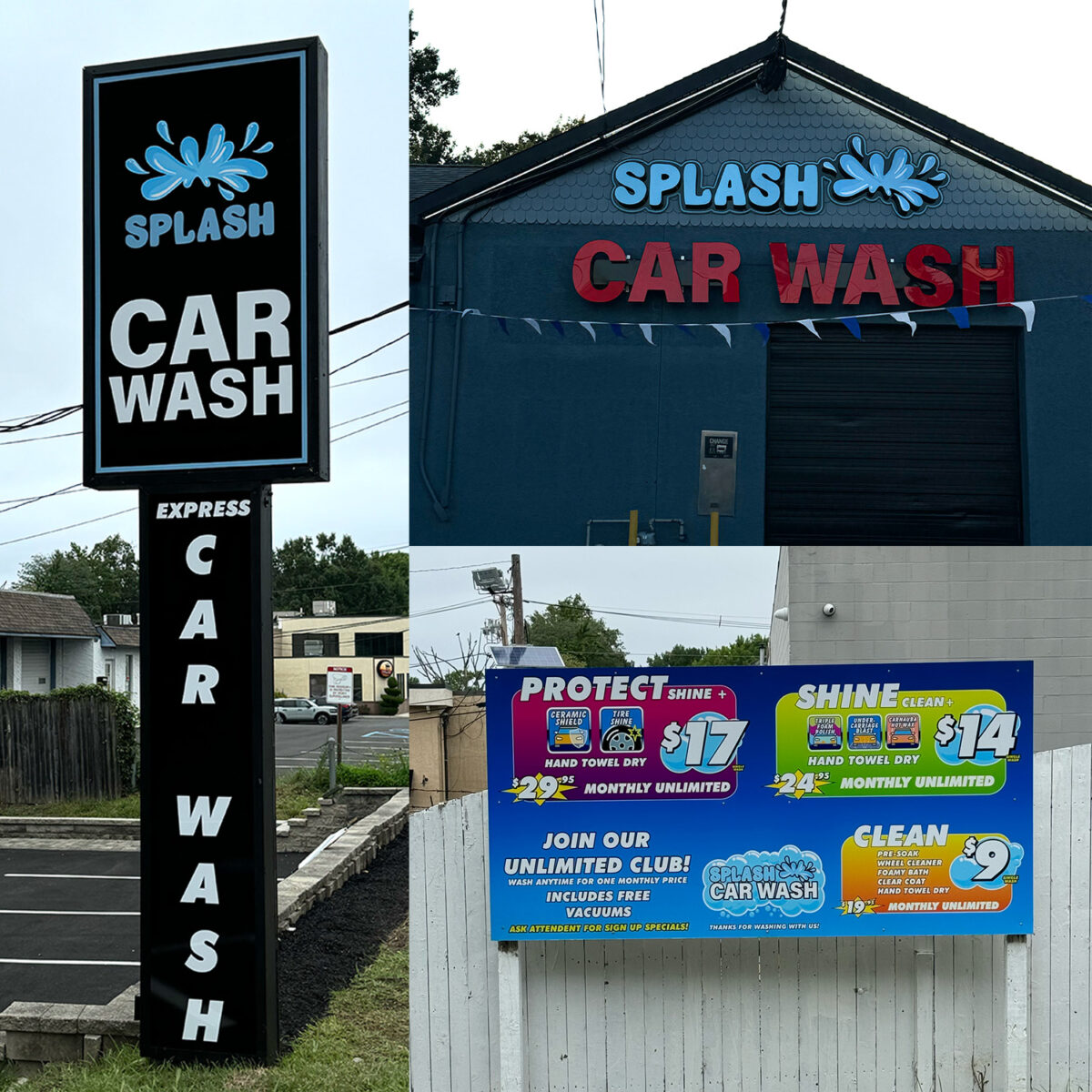 Splash Car Wash Signs | Simplex Image Solutions